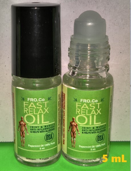 FAST RELAX OIL 100% Peppermint Muscle Relaxing Oil. Great for | Etsy