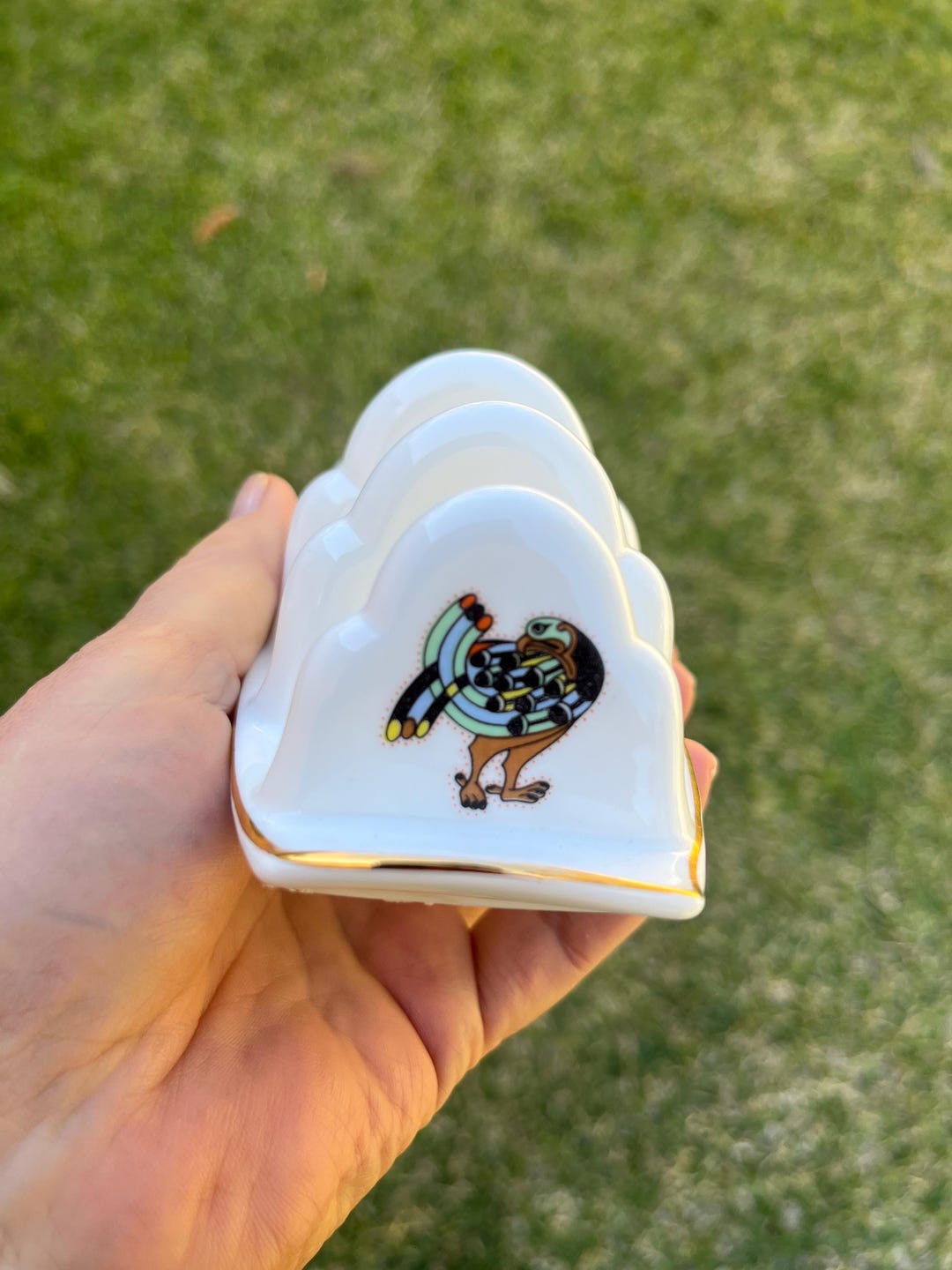 Vintage Royal Tara Bone China Toast Rack: Celtic Bird Motif, Galway ...