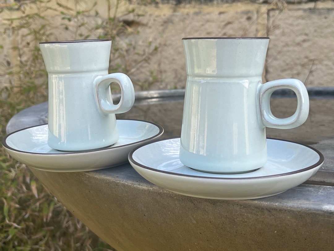 Vintage Denby Summit Coffee Cups and Saucers2, Denby Summit Teacups ...
