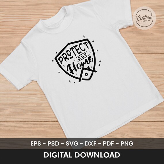 Protect Our Home Digital Design Instant Downloads Art | Etsy