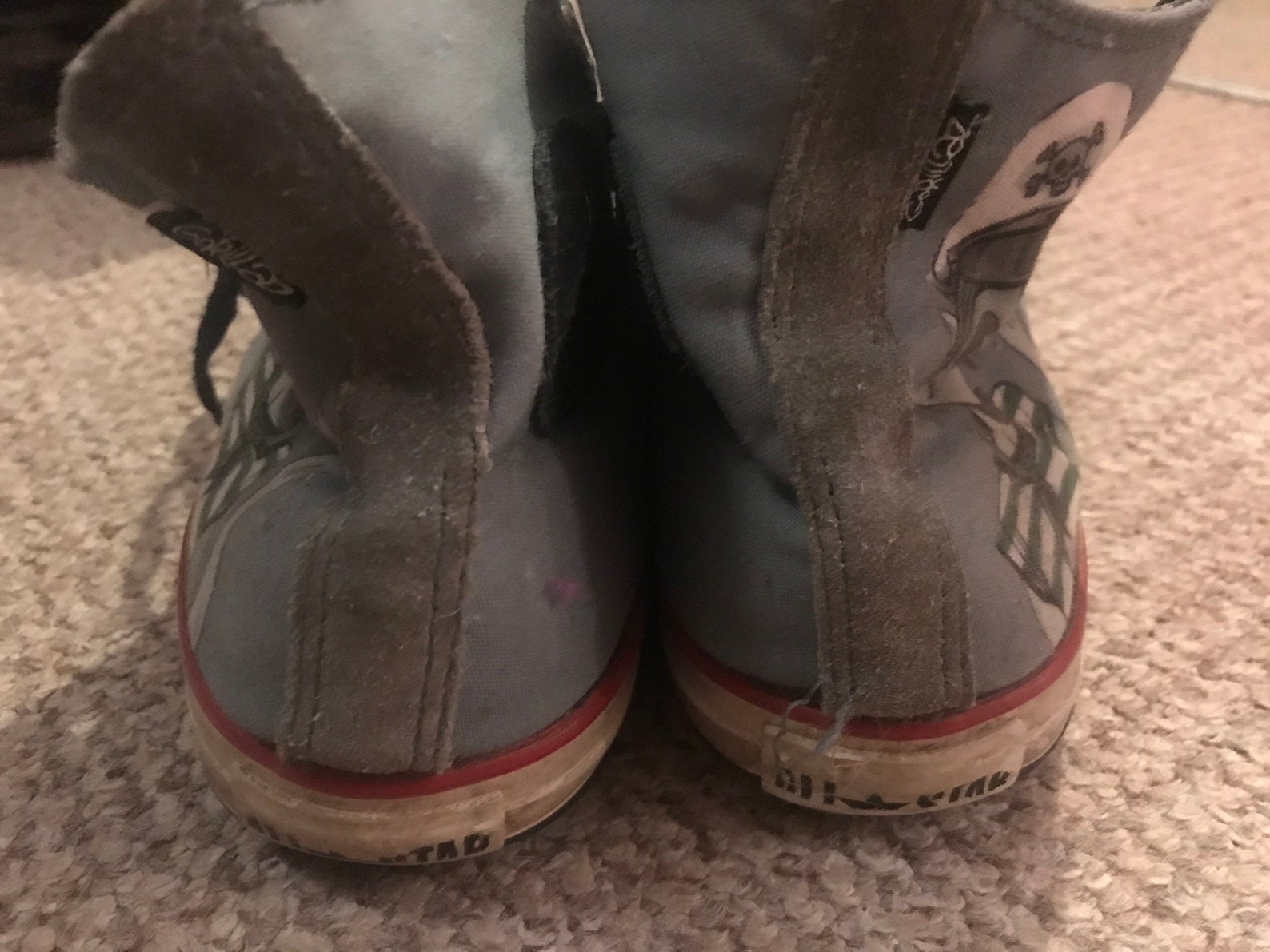 Super smelly old and trashed womens converse shoes / | Etsy