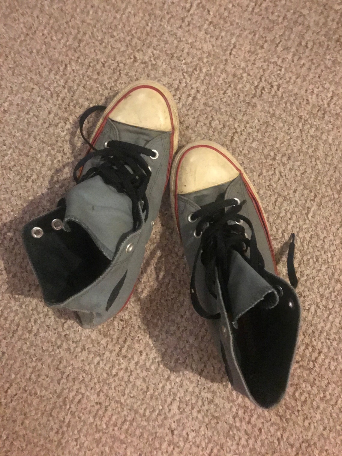 Super smelly old and trashed womens converse shoes / | Etsy