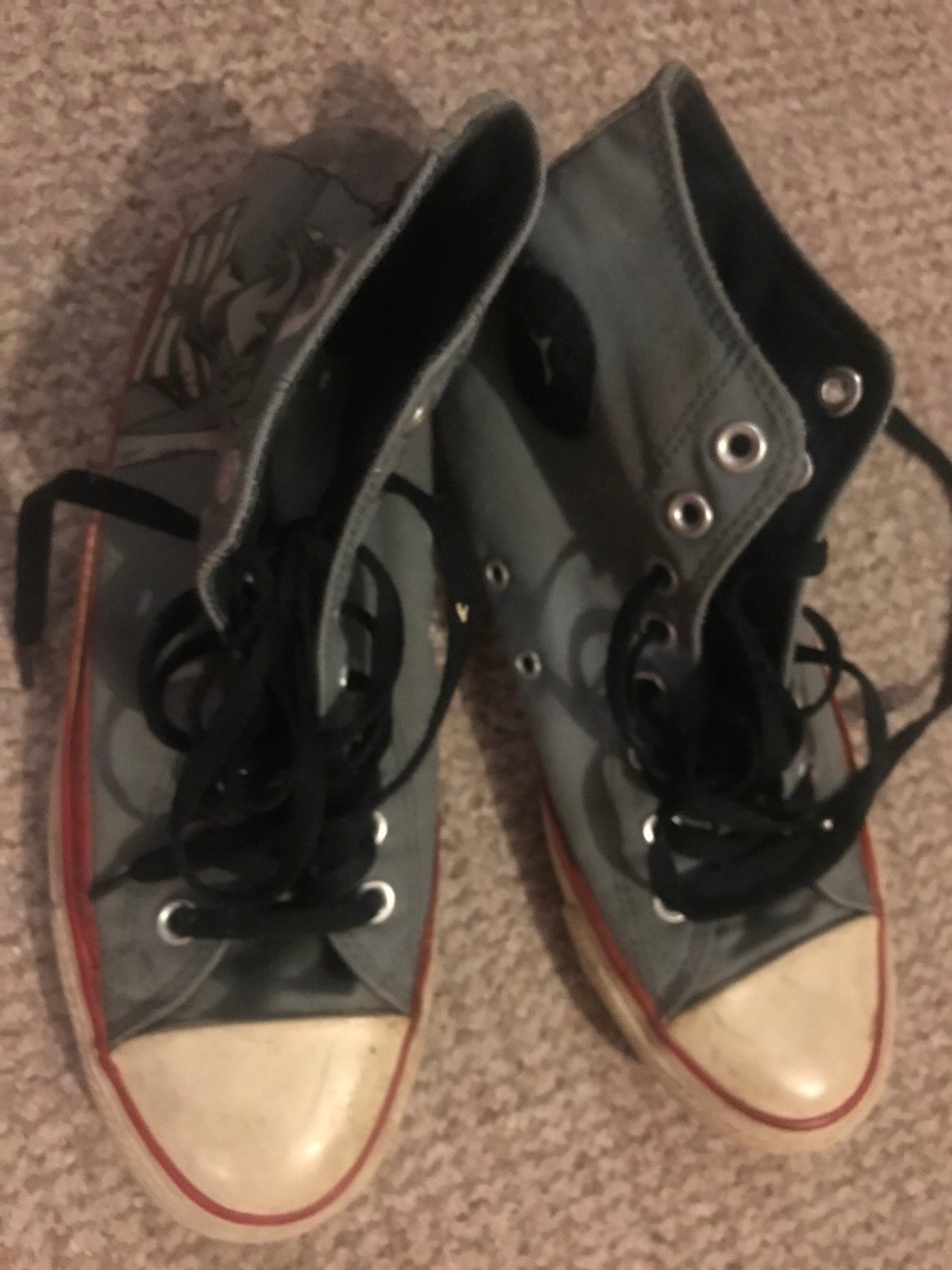 Super smelly old and trashed womens converse shoes / | Etsy