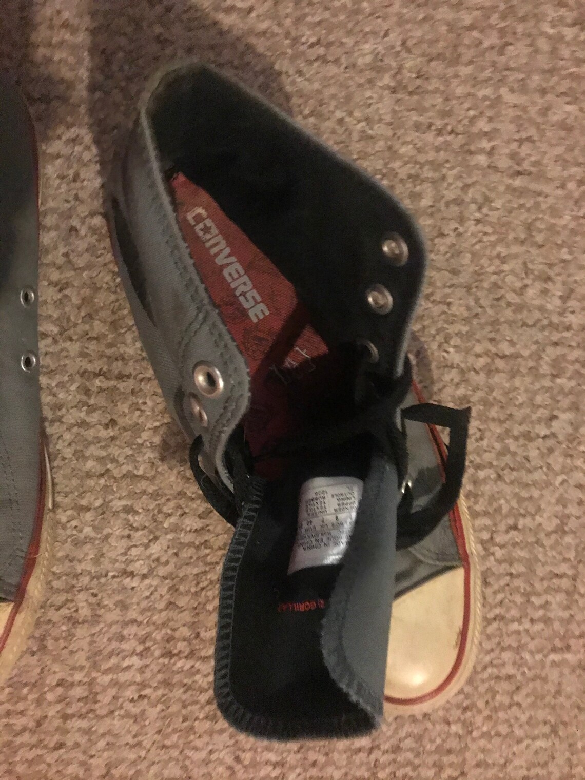 Super smelly old and trashed womens converse shoes / | Etsy