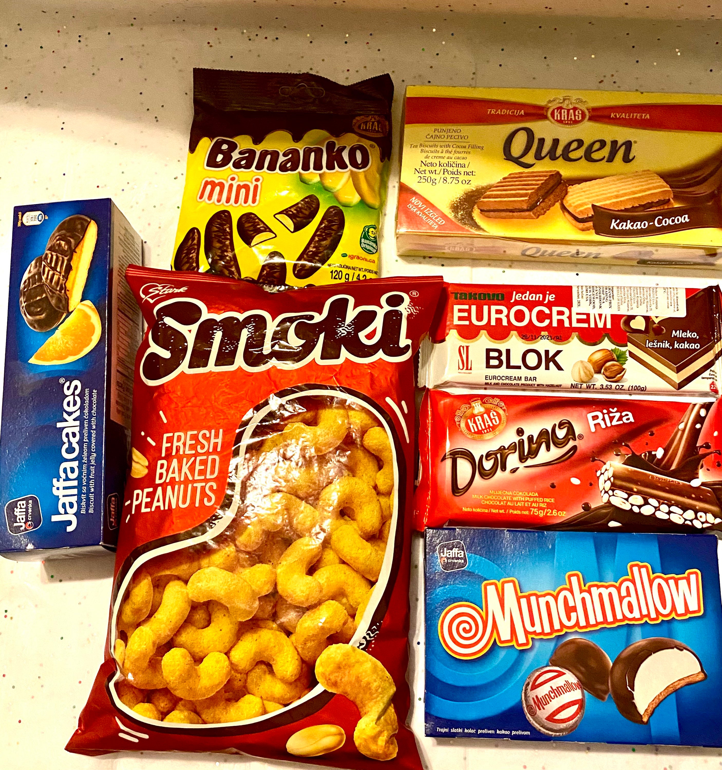 Balkan Yugo Snack Treat Box Chocolate and more Serbian | Etsy