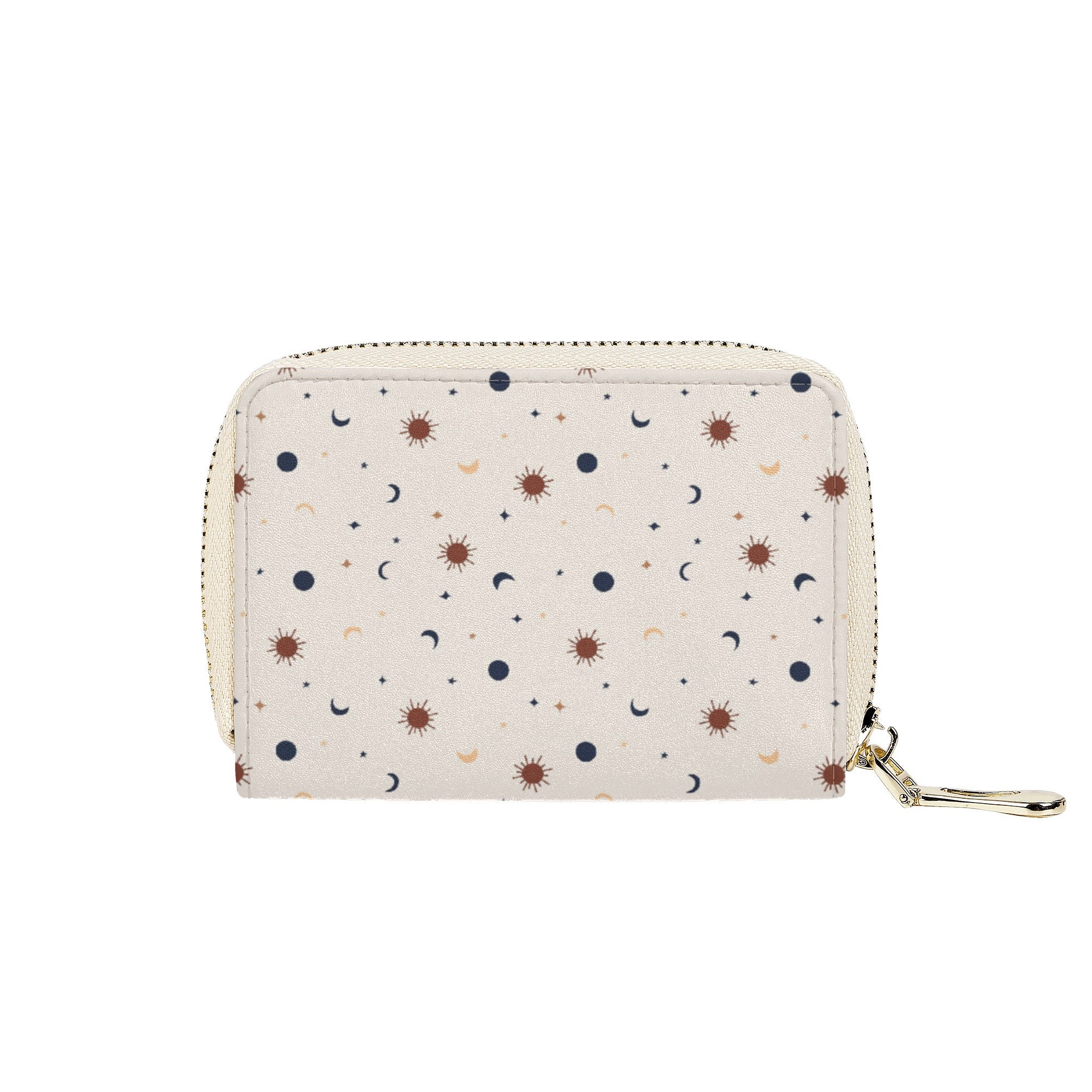 Boho Sun and Moon Celestial Small Zipper Wallet Vegan Wallet - Etsy