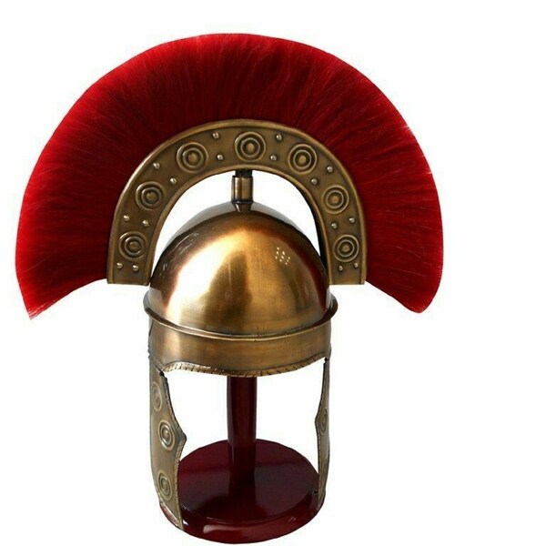 Antique Helmet With Plume - Etsy