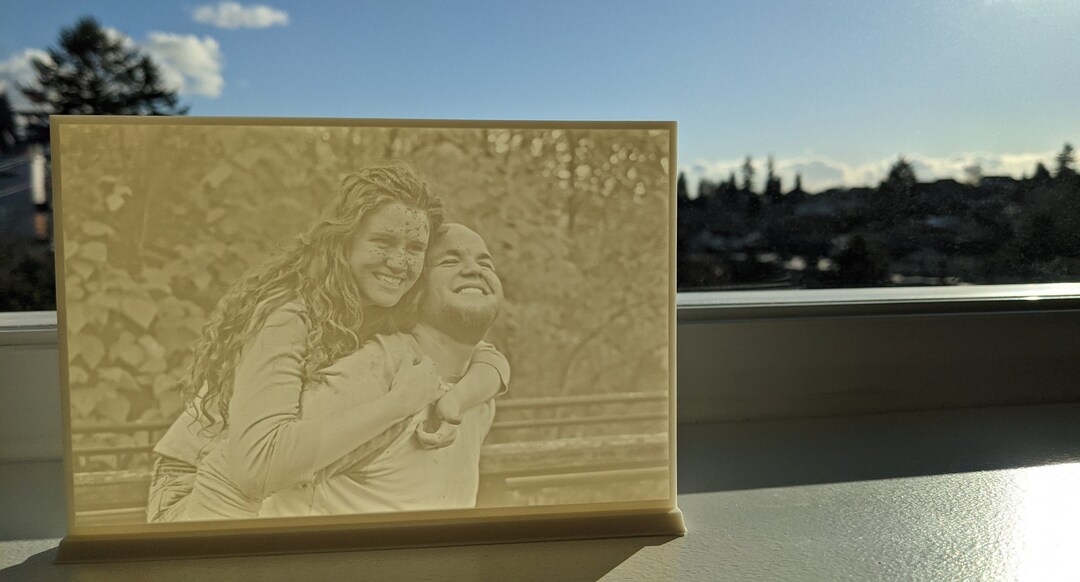 Custom/personalized 3D Printed Picture Lithophane - Etsy