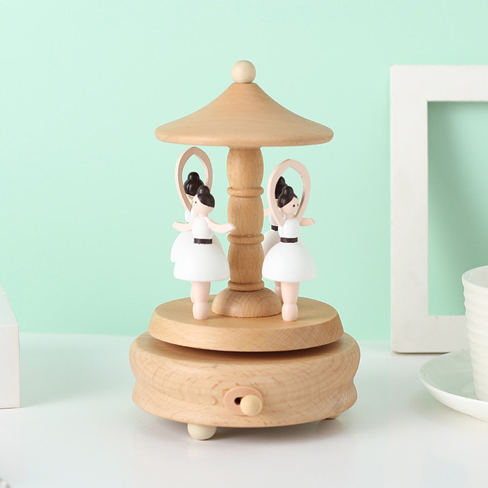 Ballet Girls Music Box Spinning Girls Music Box Handmade | Etsy