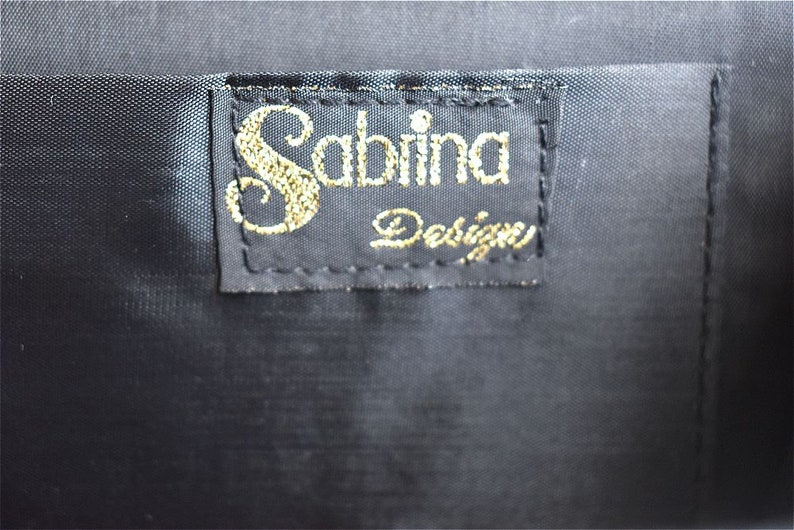 Vintage Sabrina Design Black Patent Small Bag Crossbody Faux - Etsy