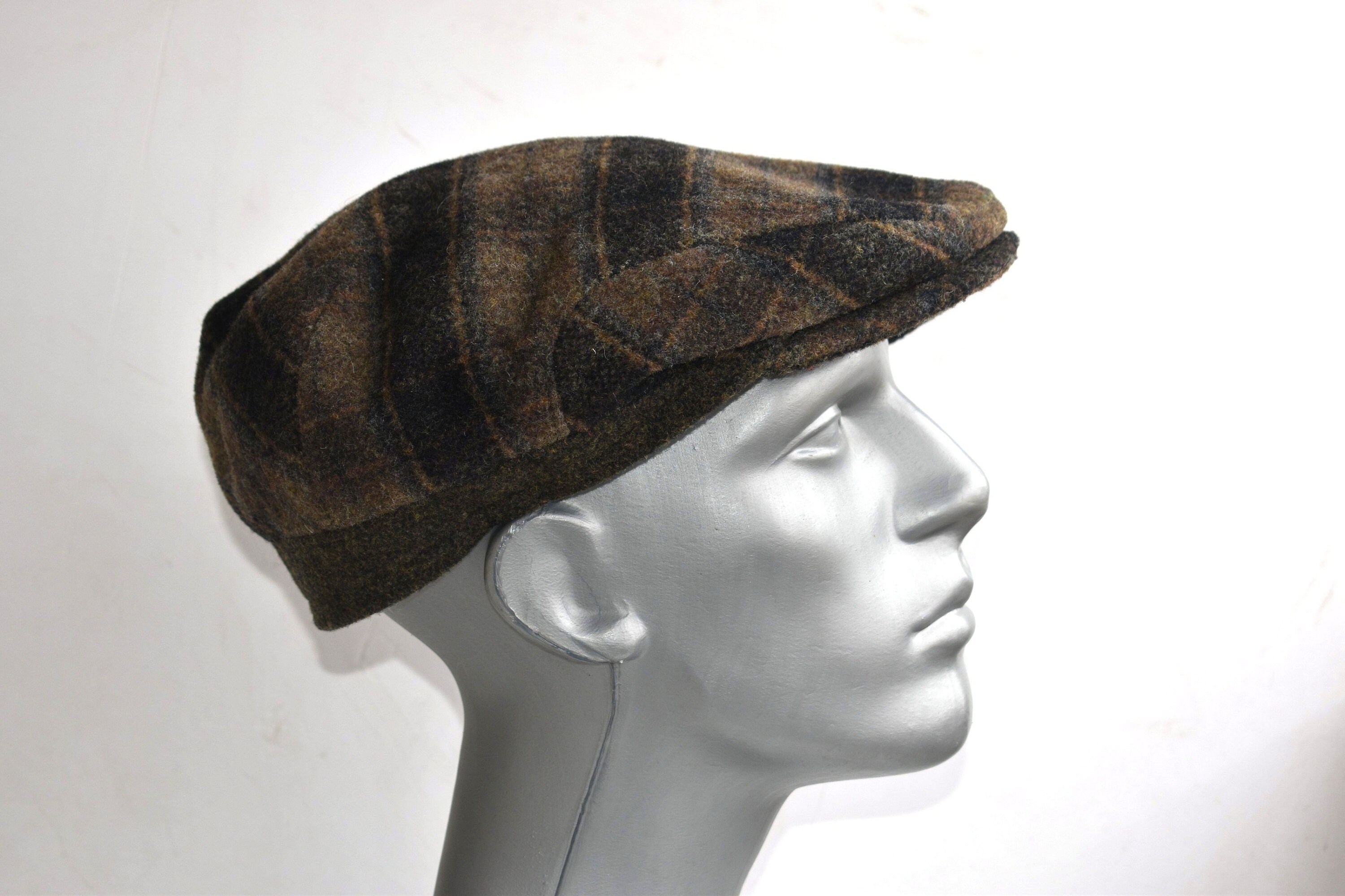 Vintage A. Breiter Munchen Hat Men's Flat Cap Tartan Baker Boy Wool Hat ...