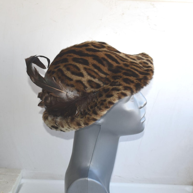 Leopard Print Hat - Etsy