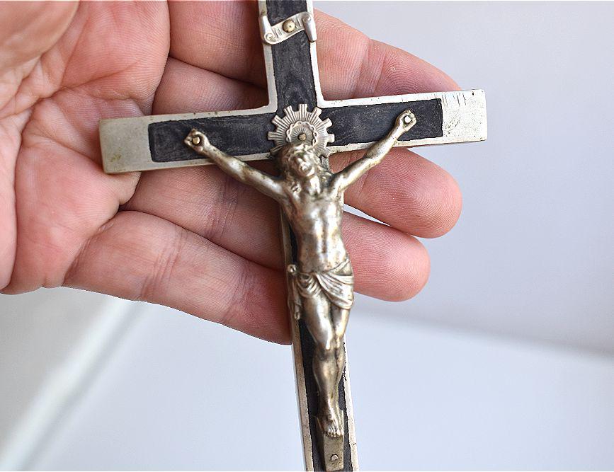 Vintage 6.5 French Pectoral Memento Mori Skull Catholic Christian ...