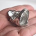 Vintage Biker Ring Ghost Rider Large Scull on Fire Flaming Skeleton ...