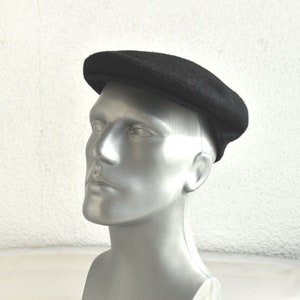 Vintage Hute Mutzen Topman Exclusiv Mens Flat Cap Size 57 Dark Brown ...