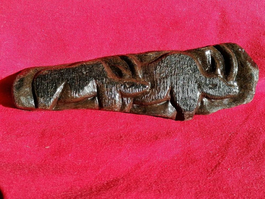 Bone Carving of Etruscan Rhinoceros - Etsy