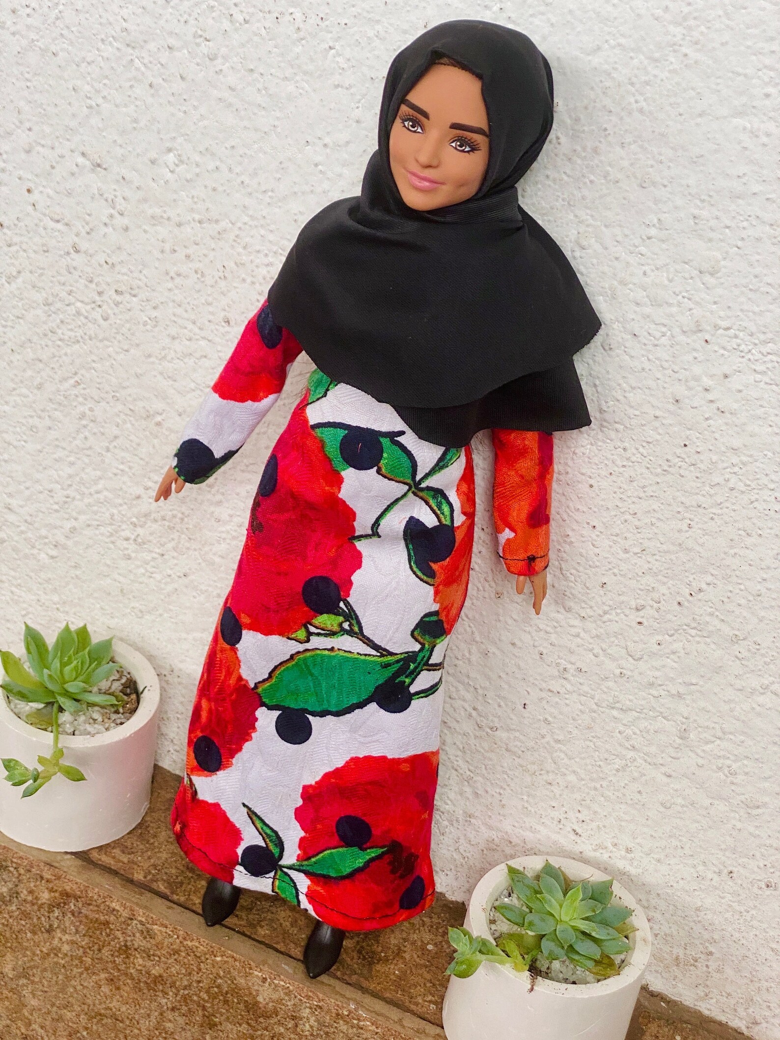 Hijab Outfit for Dolls/muslim Doll/hijab Fashion/curvy Doll Clothes ...
