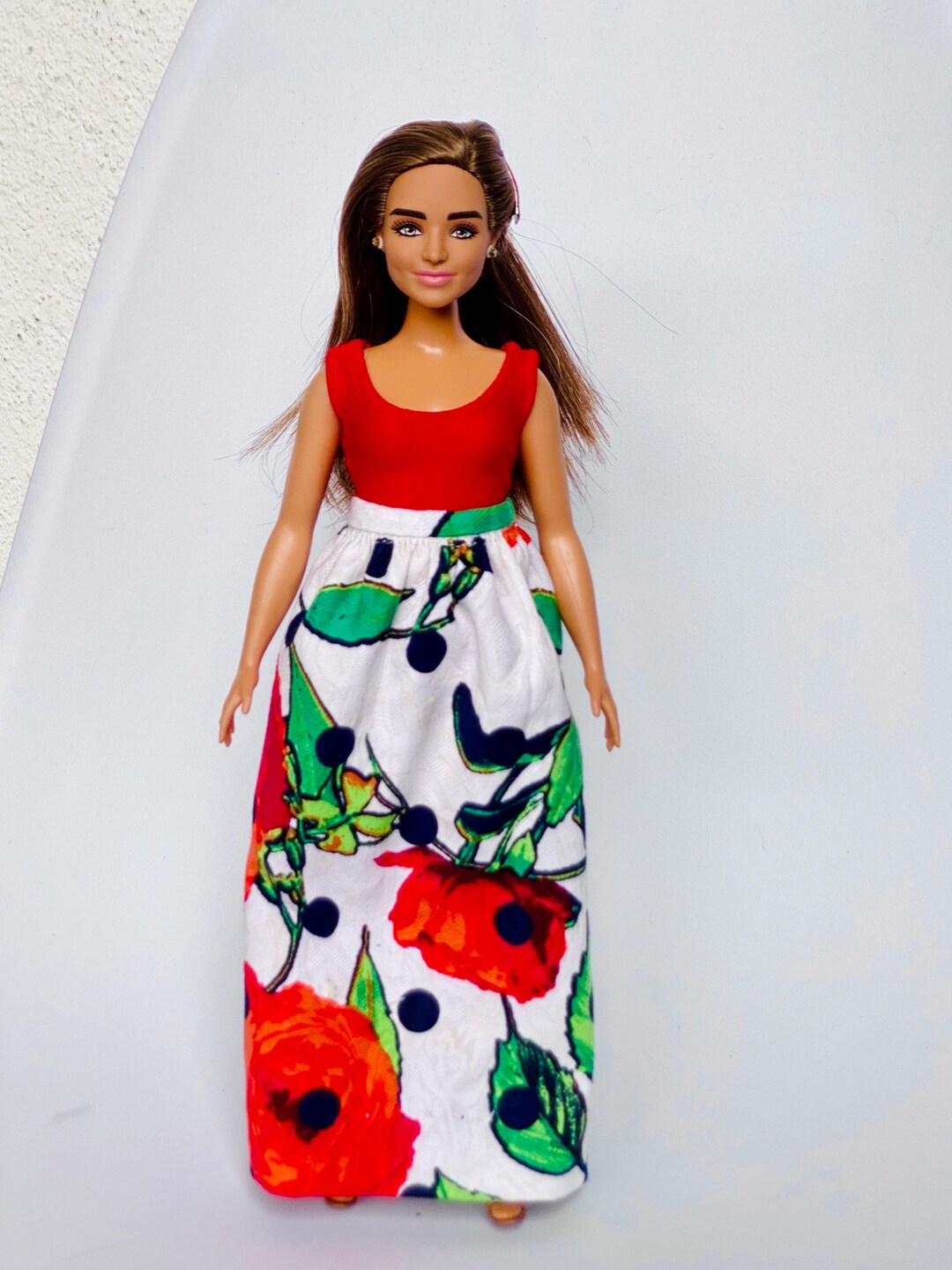 Skirt for Fashion Dolls, Curvy Fashion Doll, Doll Clothes, Curvy Dolls ...