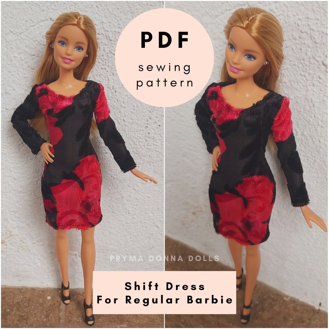 PDF Doll Clothes Pattern for REGULAR Fashion Doll - Etsy