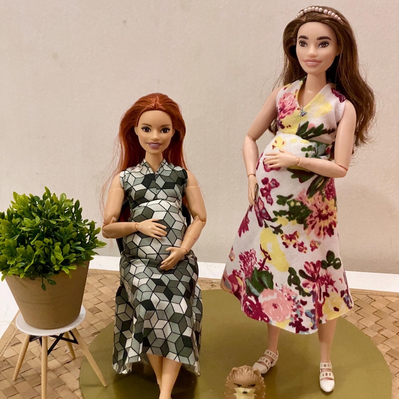 Pregnant Barbie Doll - Etsy