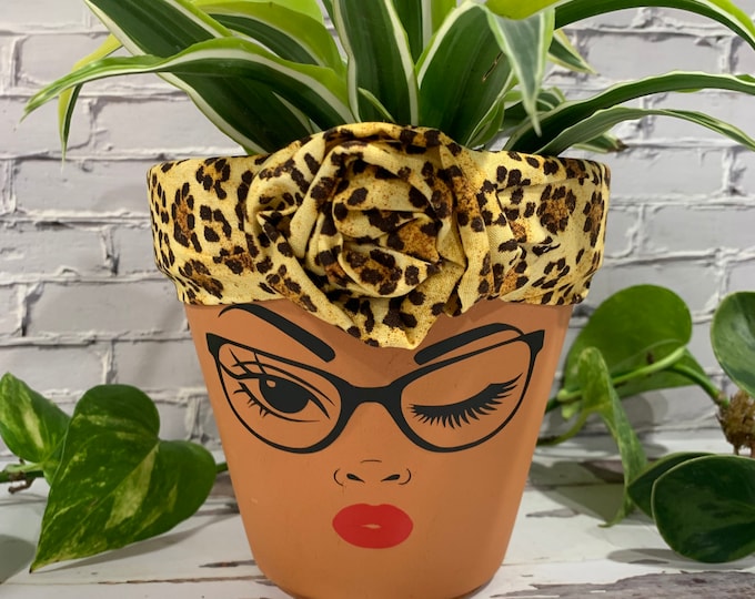 Clay Pot Sitter - Etsy
