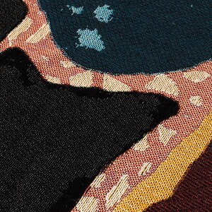 Large Woven Blanket Modern Art Wall Hanging Abstract - Etsy