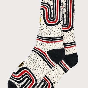 Abstract Art Socks | Polka Dot Design Sock | Soft Cotton Socks ...