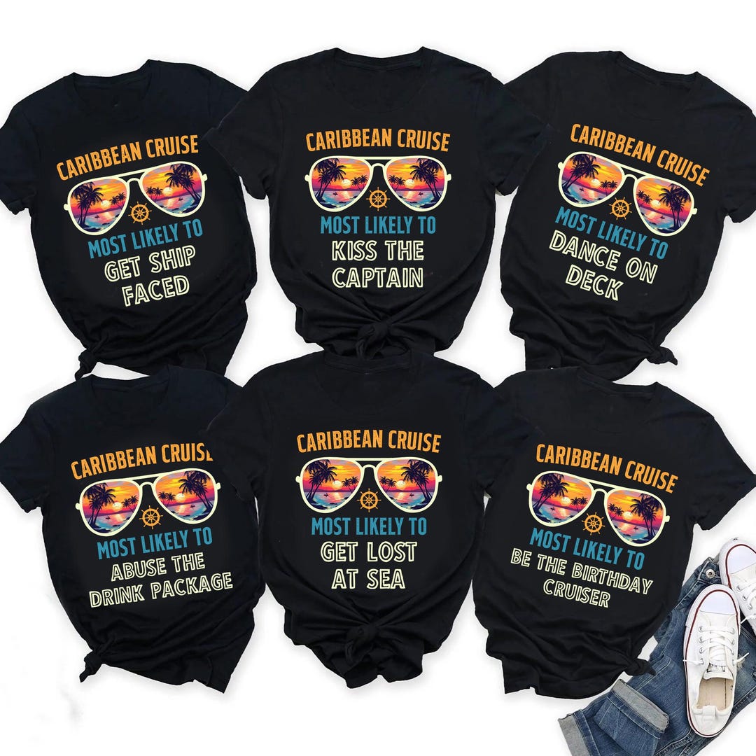 Caribbean Cruise Shirt, Family Vacation Tees, Cruise Squad 2026 ...