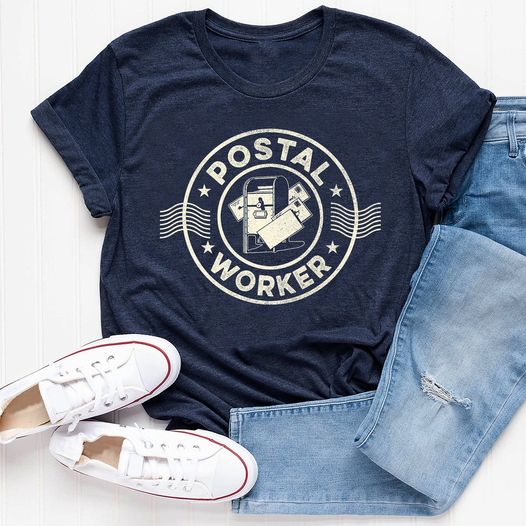 Postal Worker Delivery Service Post Office T-shirt, Funny Postal Worker ...