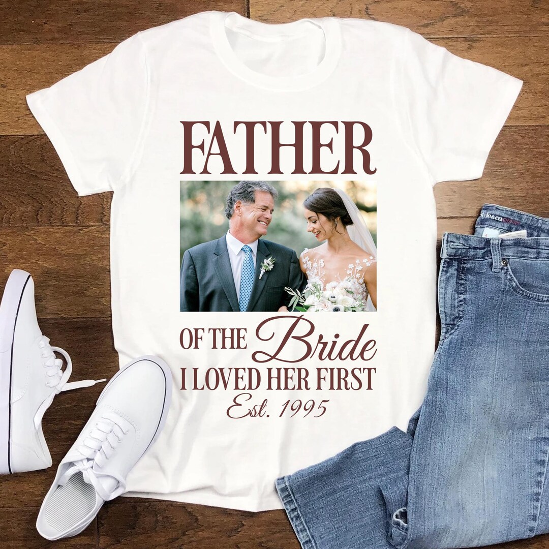 Father of the Bride Tee, Wedding Ceremony Gift, Wedding Gift for Dad ...