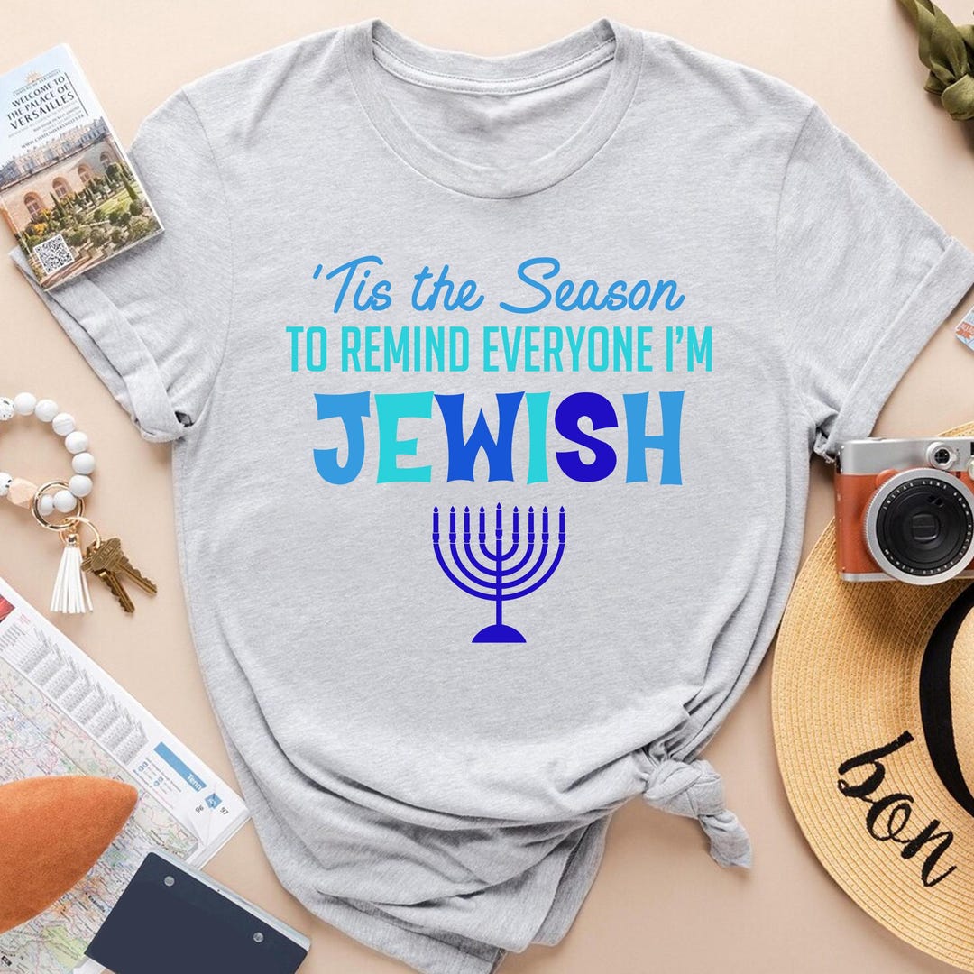 I'm Jewish Hannukah Shirt, Hanukkah Shirts, Chanukah Gifts, Family ...