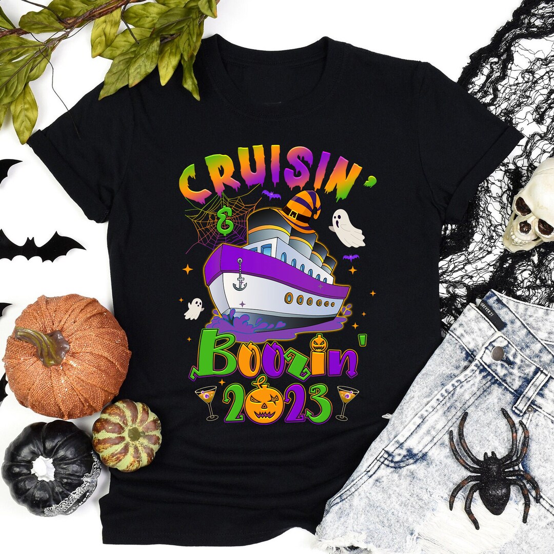 Cruisin' and Boozin' Halloween Cruise Shirt Cruise - Etsy