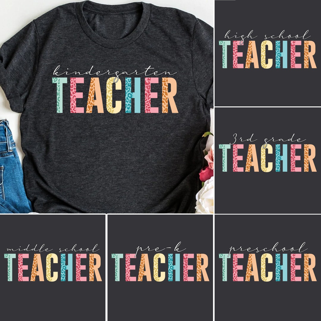 Custom Teacher Name Shirt, Teacher Team Shirts, Personalized School T ...