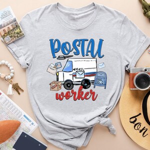 Postal Worker Delivery Service T-shirt, Post Office Shirt, Postal ...