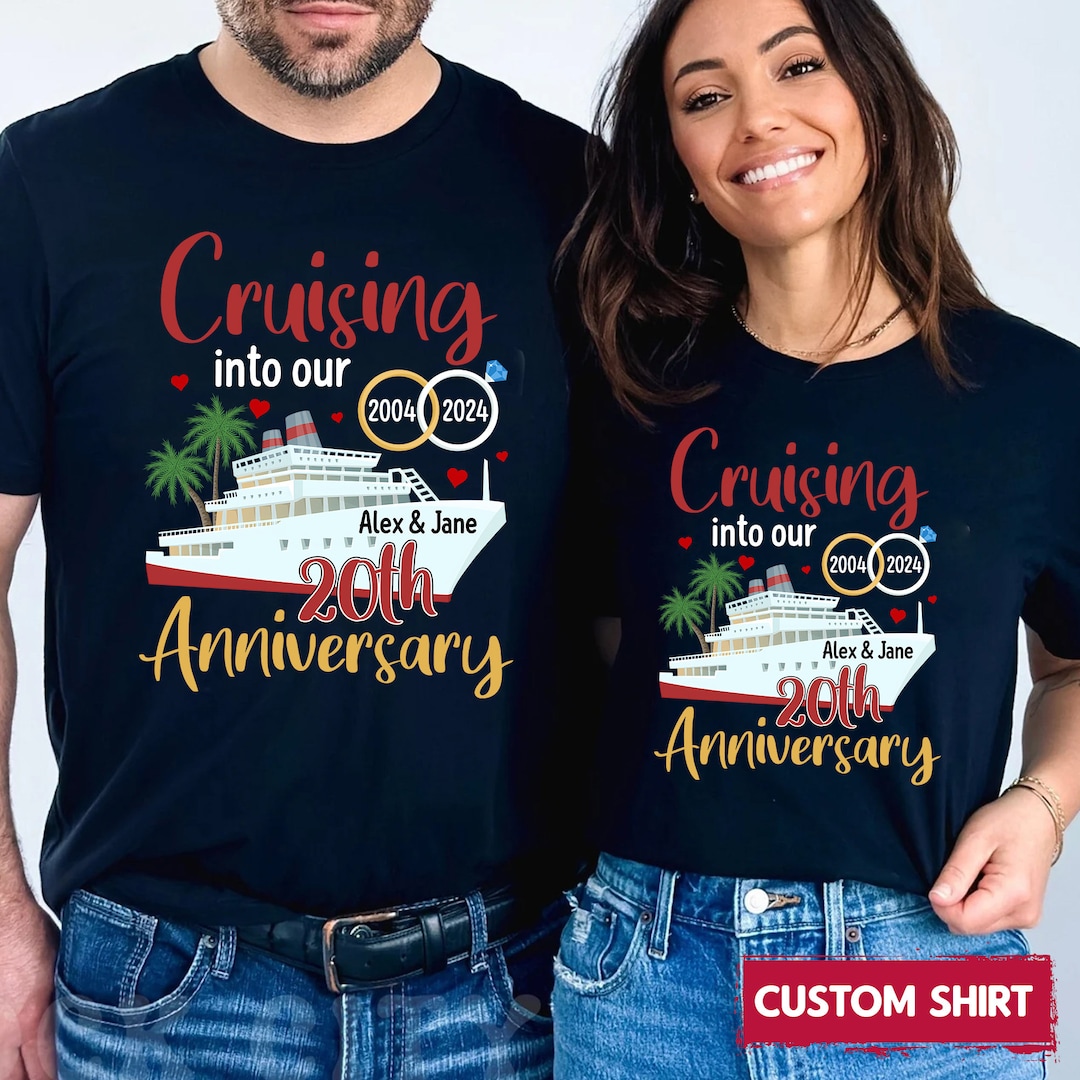 Custom Anniversary Vacation Cruise Gifts, Personalized Anniversary ...