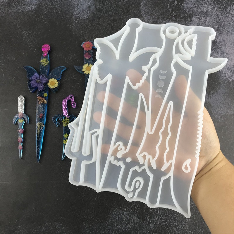 Dagger Resin Moldsfunstorm Sword Epoxy Molds for Resin - Etsy