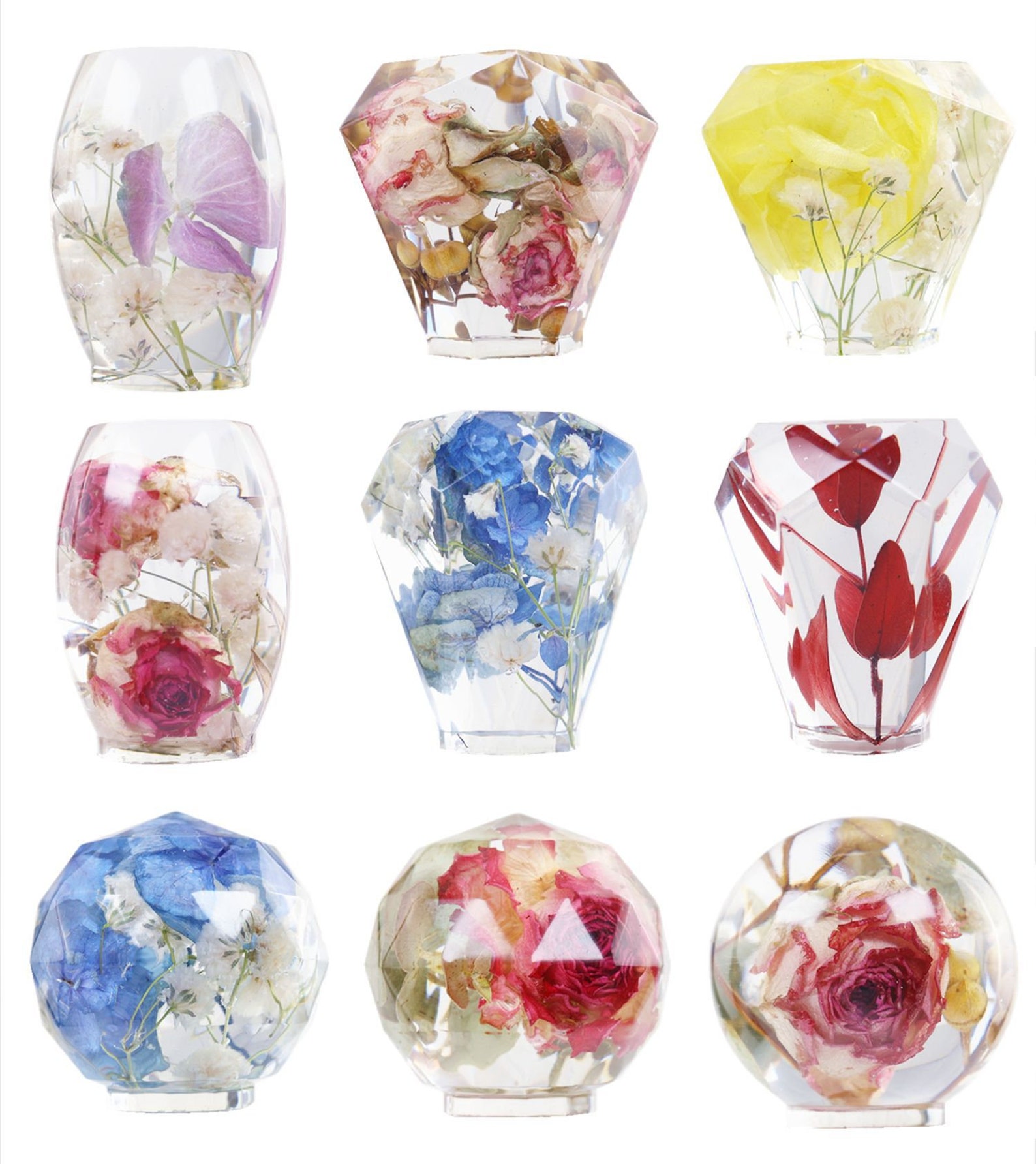 Geometric Spherical Bottle Stopper Resin Molds5pcs Wine | Etsy