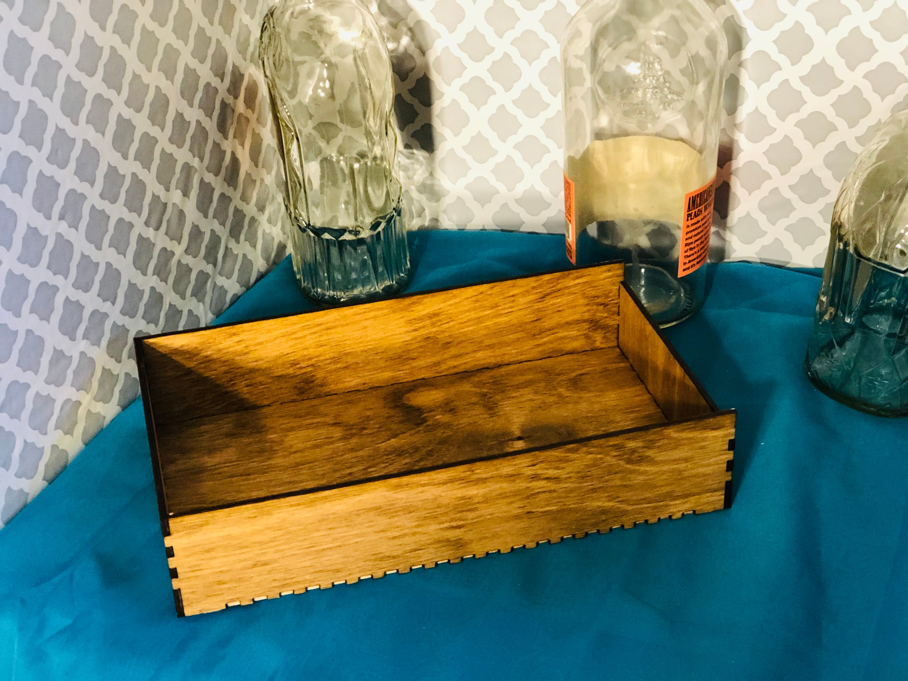 Valentines Mini Liquor Box, Holds 6 50ml Bottles Laser Cut File - Etsy