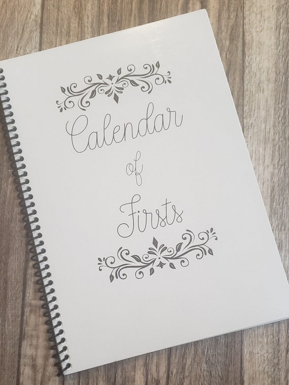 Calendar of Firsts PDF - Etsy
