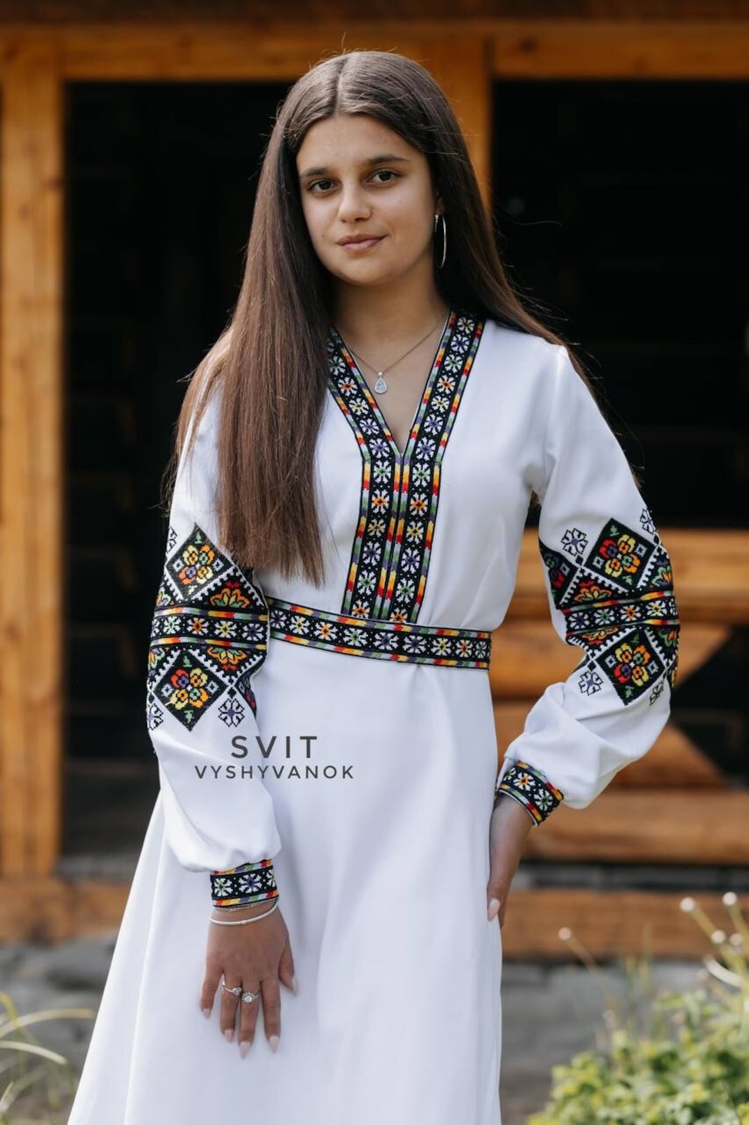 Ukrainian Classic Dress, Elegance Dress, Embroidered Dress, Nationale ...
