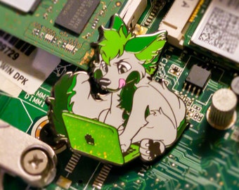 Starlight 186 Chara Pin Protogen / Furry Fursona / Sci-fi/ Robot Creature/ Enamel Pin - Etsy