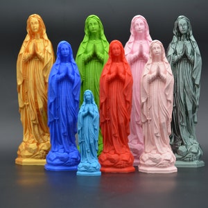 Virgin Mary Pop Art - 6 Sizes - 3D Printing - Etsy