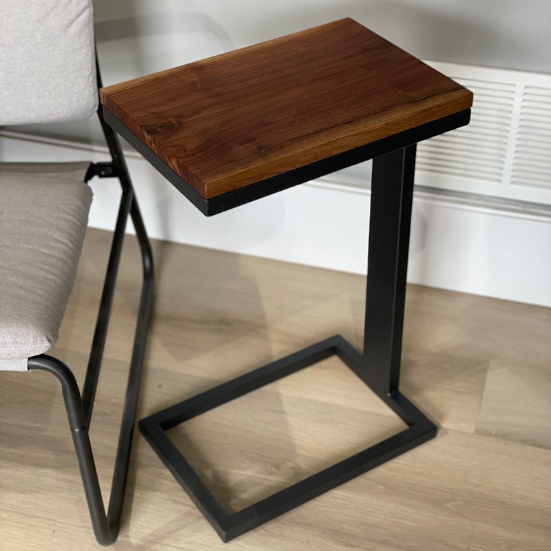 Walnut End Table - Etsy