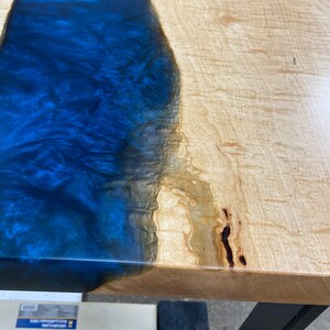 Custom Made Office Desk Epoxy River Desk Waterfall Desk With Epoxy ...