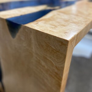 Custom Made Office Desk Epoxy River Desk Waterfall Desk With Epoxy ...