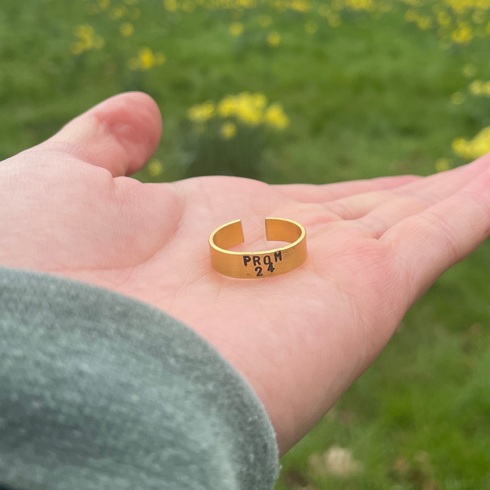 PROM 2024 Ring in Silver or Gold - Etsy