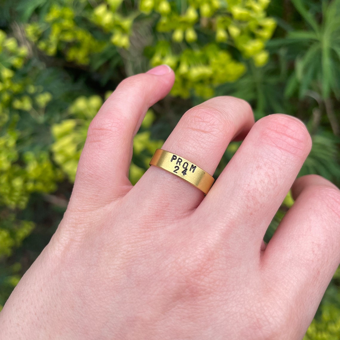 PROM 2024 Ring in Silver or Gold - Etsy