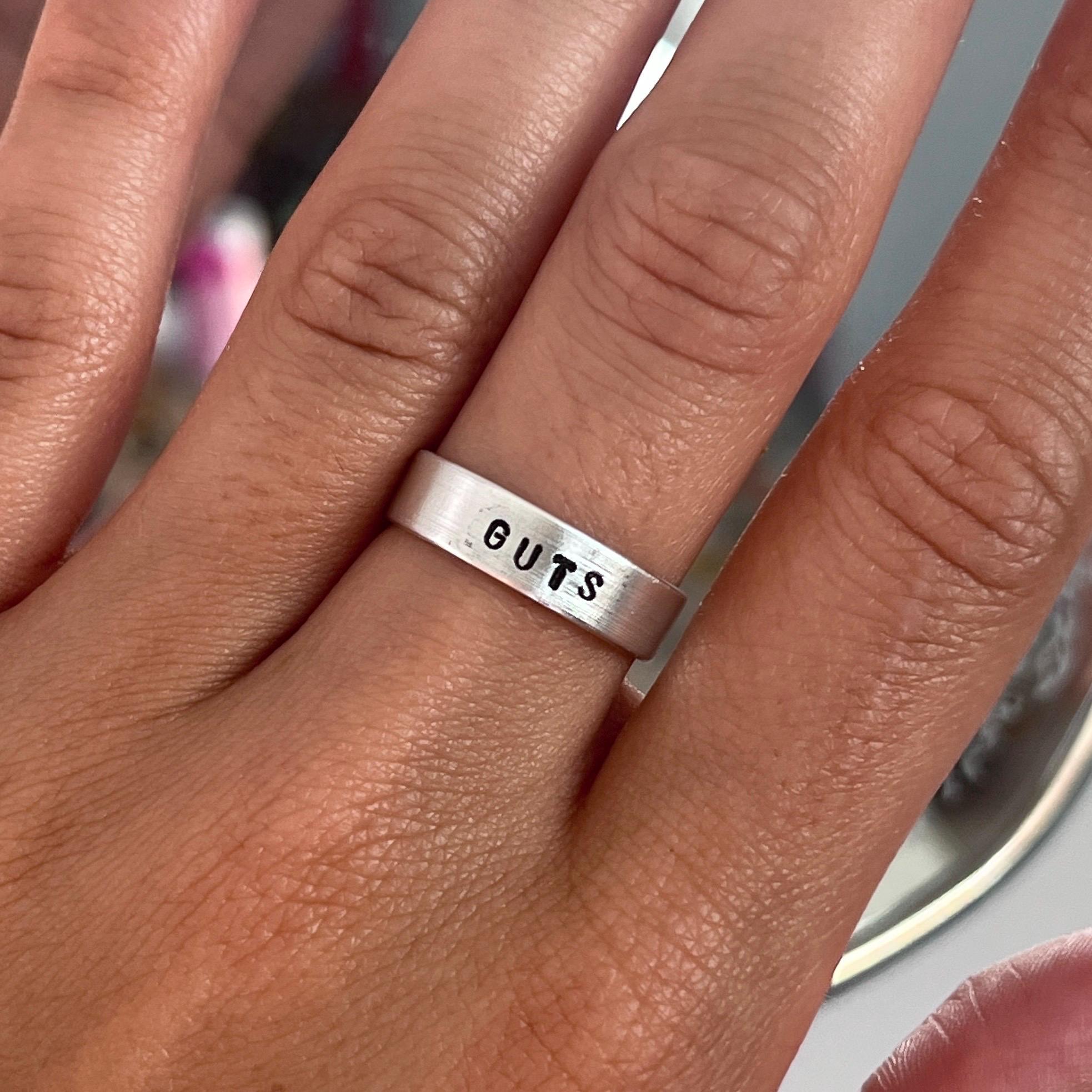 Guts - Olivia Rodrigo Tour Ring in Gold or Silver - Etsy