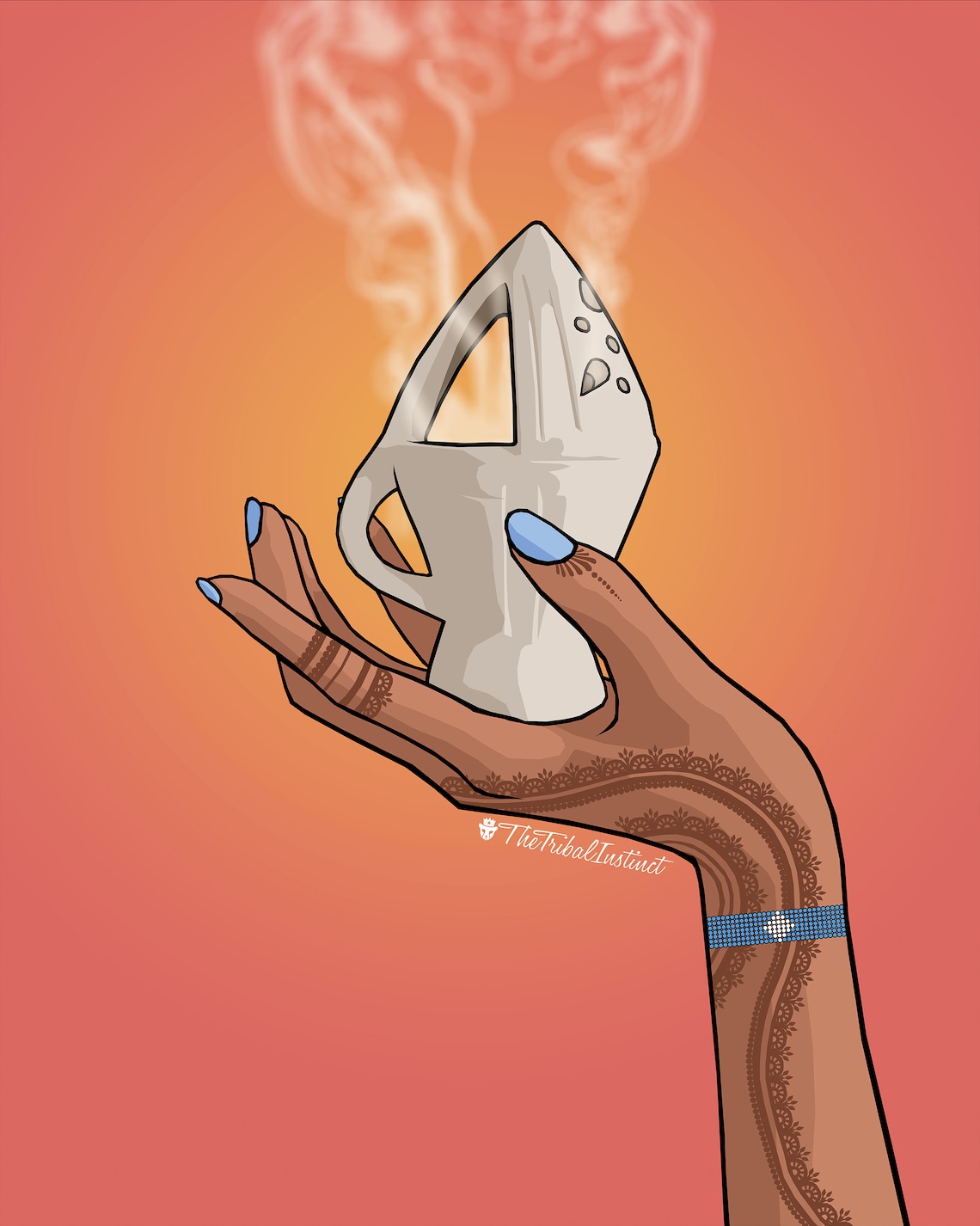 Hand holding Dabqaad with Uunsi | Etsy