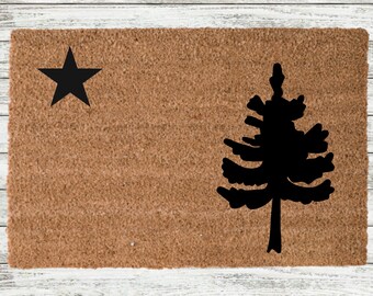 Pine Tree Star Flag | Etsy